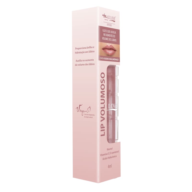 Max Love Lip Volumoso Gloss Labial Beleza Na Web