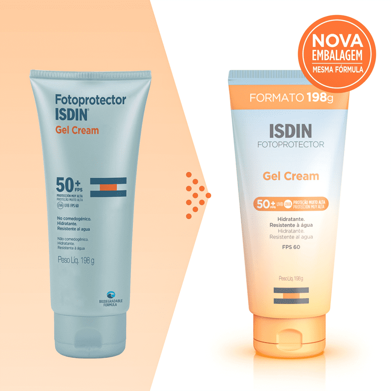 Protetor Solar Isdin Gel Cream FPS 50+ | Beleza na Web