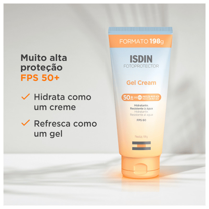 Protetor Solar Isdin Gel Cream FPS 50+ | Beleza na Web