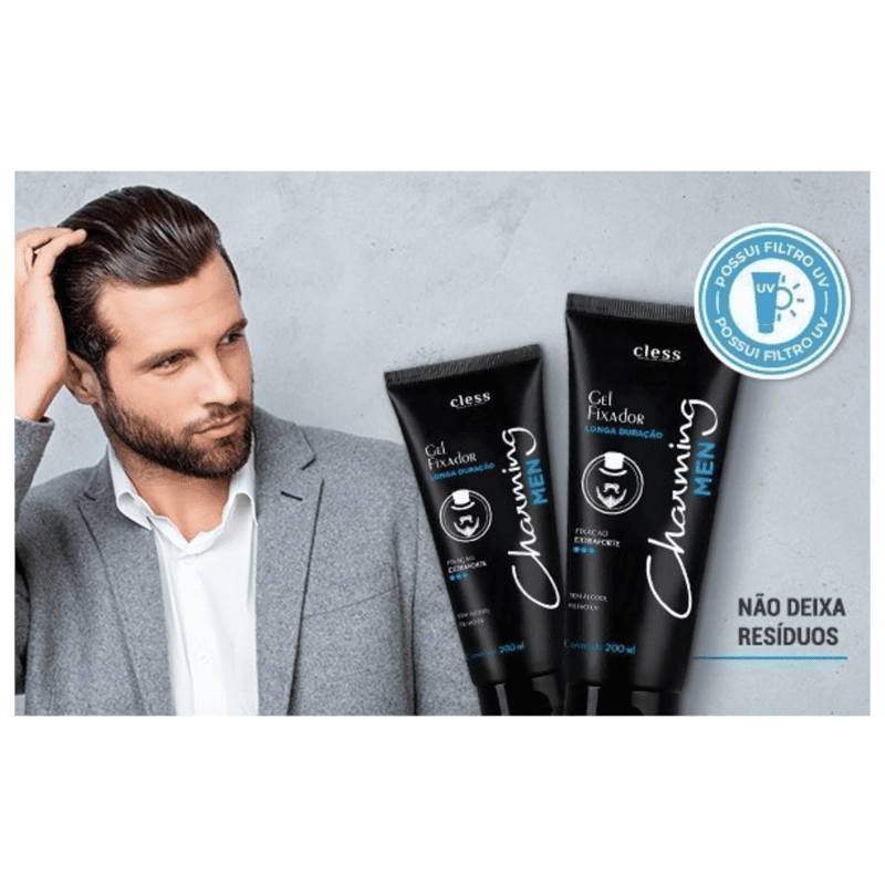 CLESS CHARMING GEL FIXADOR BLACK 200ML