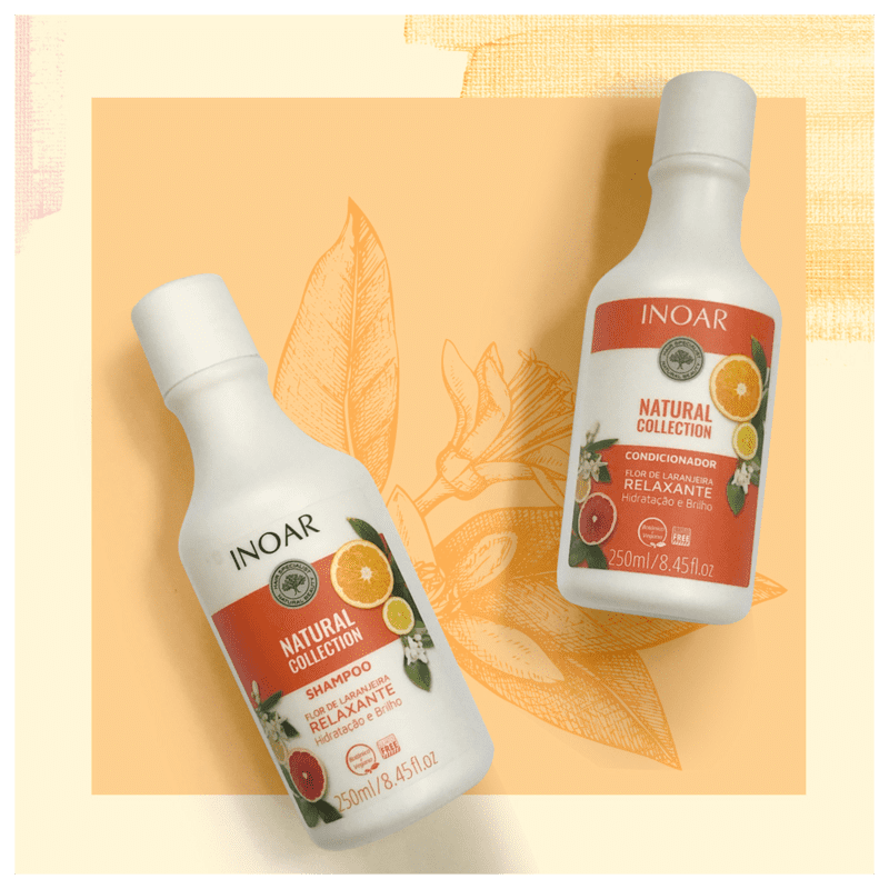 Shampoo Inoar Natural Flor Laranjeira | Beleza na Web