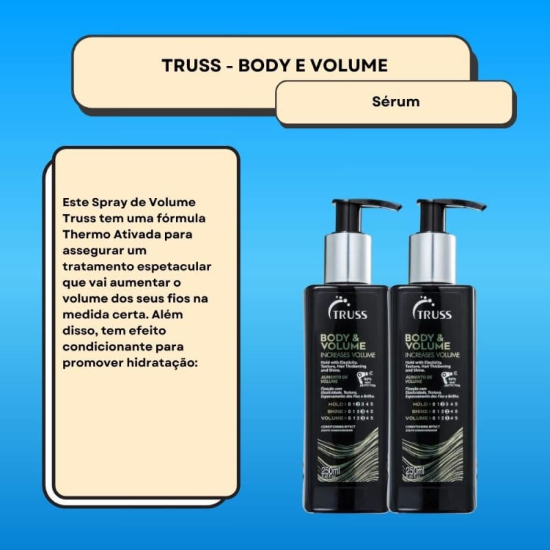 Truss Body & Volume Kit 2 Leave-in 250ml