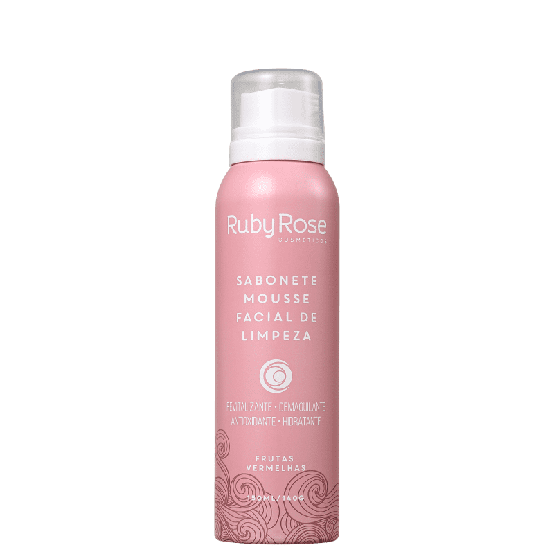 Mousse de Limpeza Ruby Rose Frutas Vermelhas | Beleza na Web