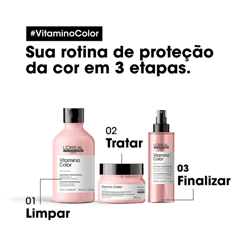Kit L’Oréal Pro Vitamino Color Resveratrol Duo | Beleza na Web