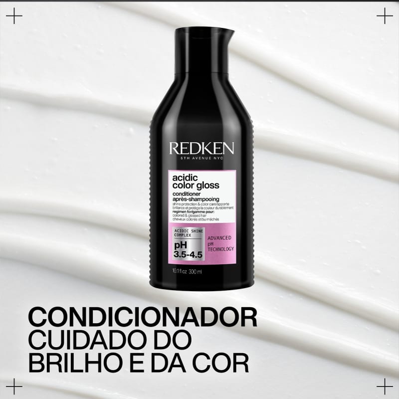 Kit Redken Acidic Color Gloss Rinse Out Duo Tratamento 50 (4 produtos)