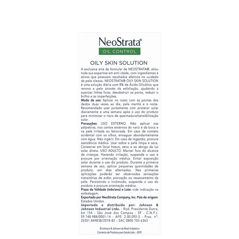Redutor de Linhas NeoStrata Oil Control Oily Skin Solution | Beleza na Web