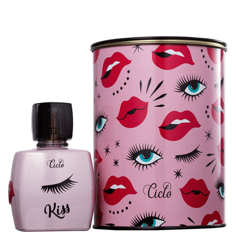 Perfume Kiss Ciclo Cosméticos Deo Colônia Lata | Beleza na Web