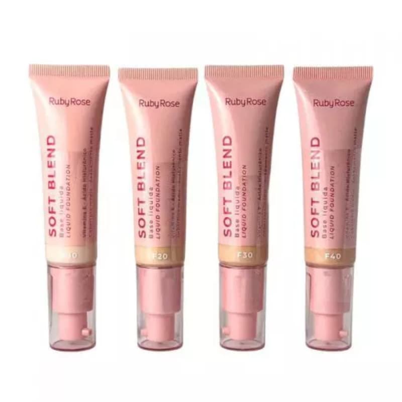 Base Líquida Ruby Rose Soft Blend F100 30g | Beleza na Web