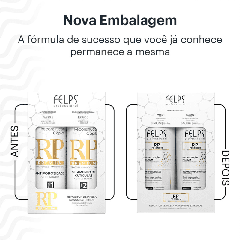Kit Felps Professional Color Reconstrução Premium | Beleza na Web