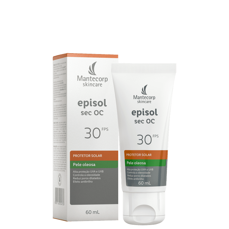 Protetor Solar Mantecorp Episol Sec OC FPS 30 Facial | Beleza Na Web PRO