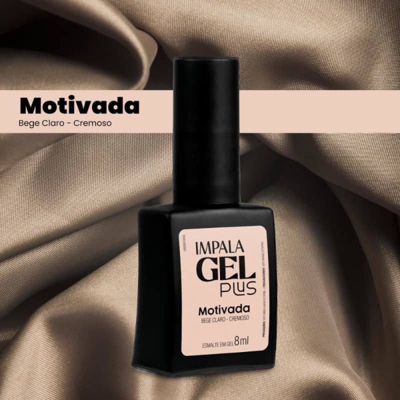 Impala - Esmalte Impala Gel Plus 8ml Cremoso - Motivada