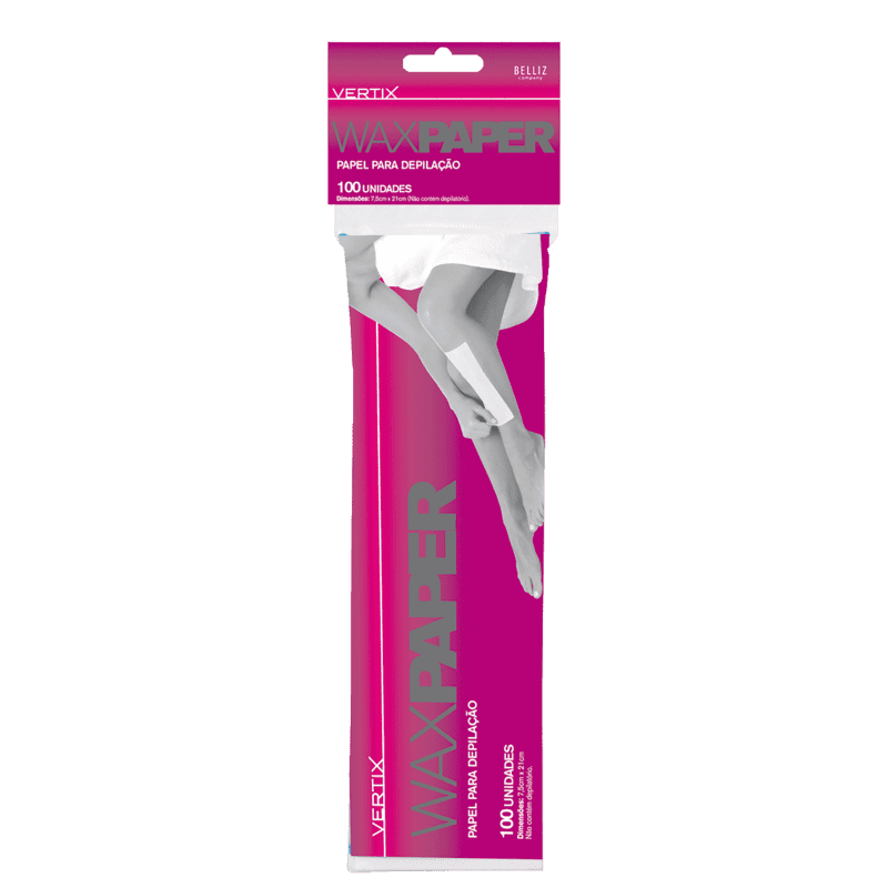 Papel para Depilação Vertix Wax Paper | Beleza na web