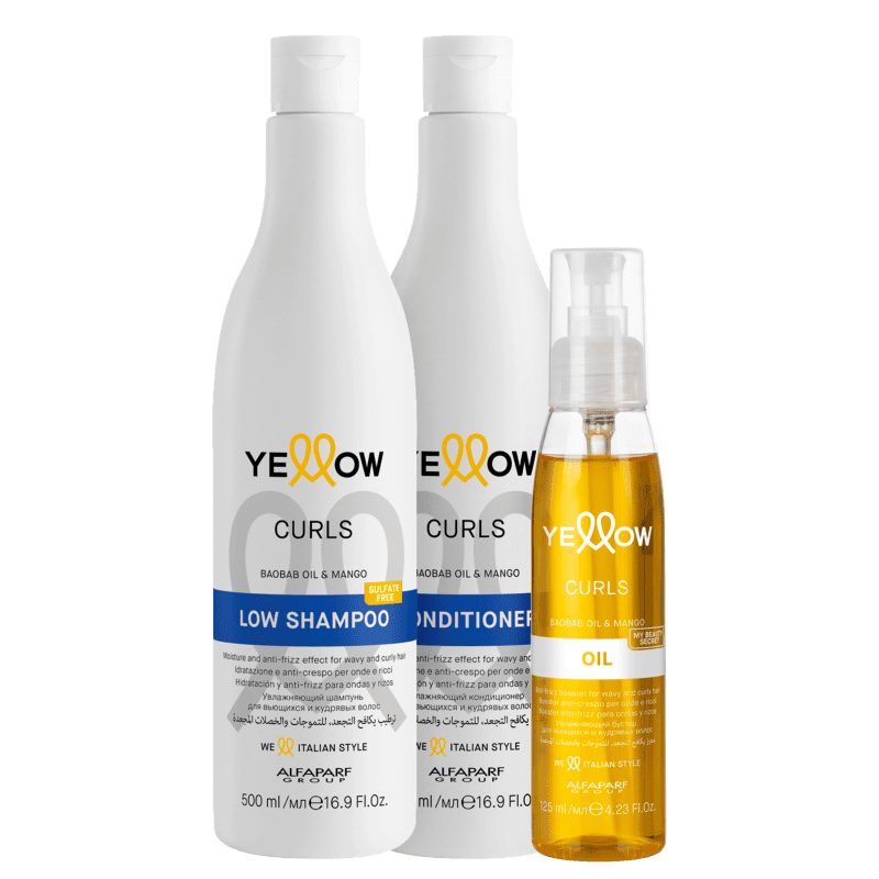 Kit Yellow Curls Brilho | Beleza na Web
