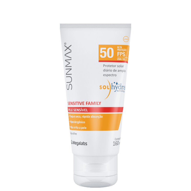 Protetor Solar Sunmax Sensitive FPS 50 | Beleza na Web