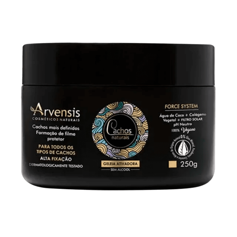 Arvensis Kit Cachos Naturais Ativador Ondulados e Cacheados 500ml ...