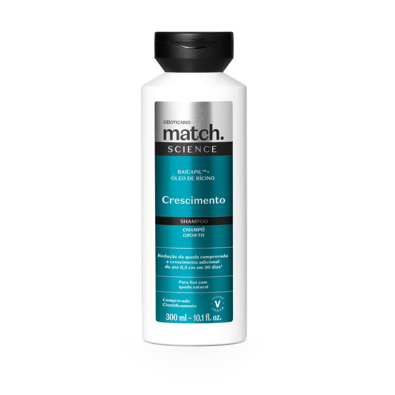 Shampoo Match Science Crescimento 300ml | O Boticário