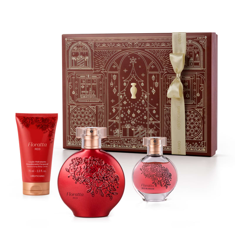 Kit Presente Natal Floratta Red (3 itens) | O Boticario