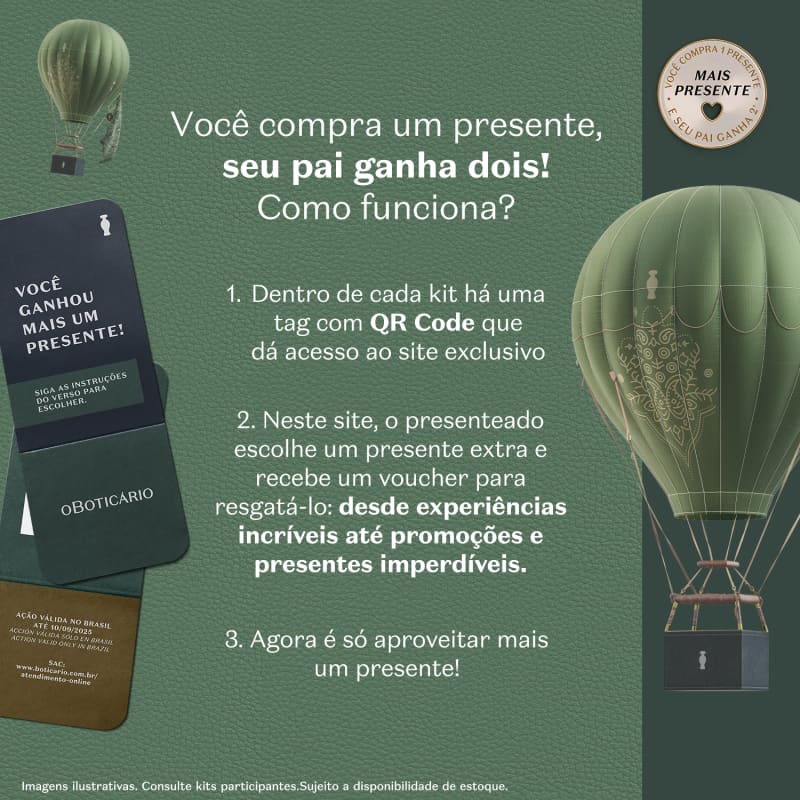 Kit Presente Dia dos Pais Quasar Vision (2 itens) | O Boticário