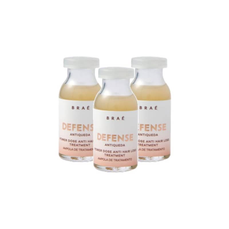 Kit Trio Defense Power Dose Anti Hair Loss Treatment Conditioning 13ml