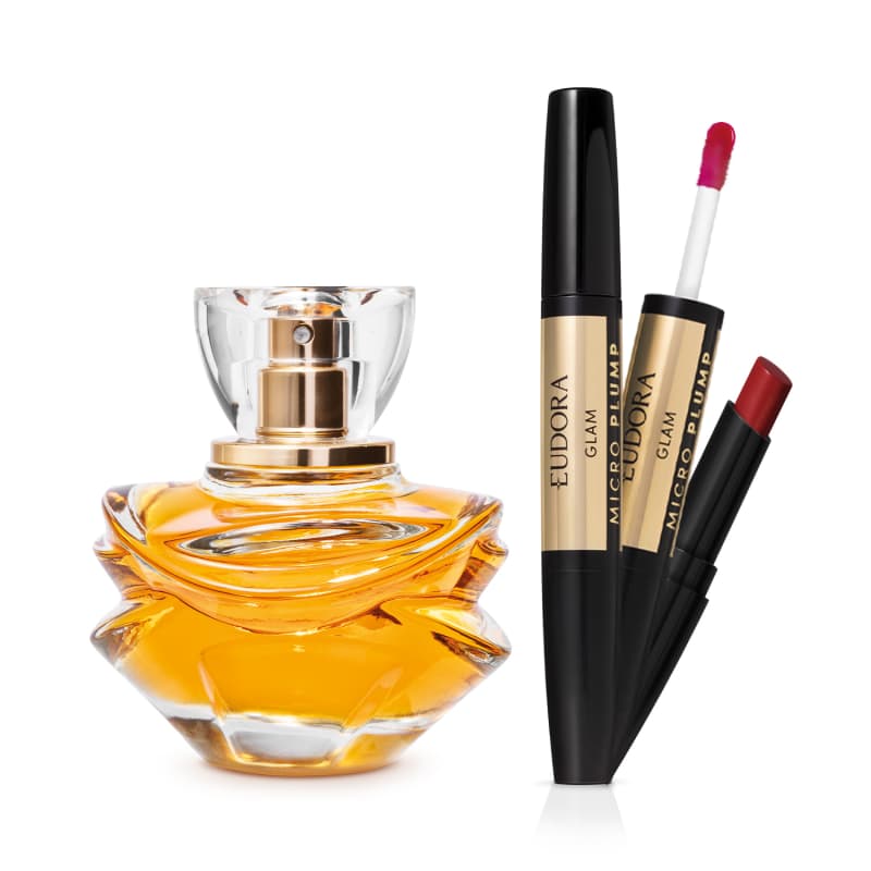 Combo Eudora Magnific Audaz Eau de Parfum 75ml + Batom 1,8g | Eudora