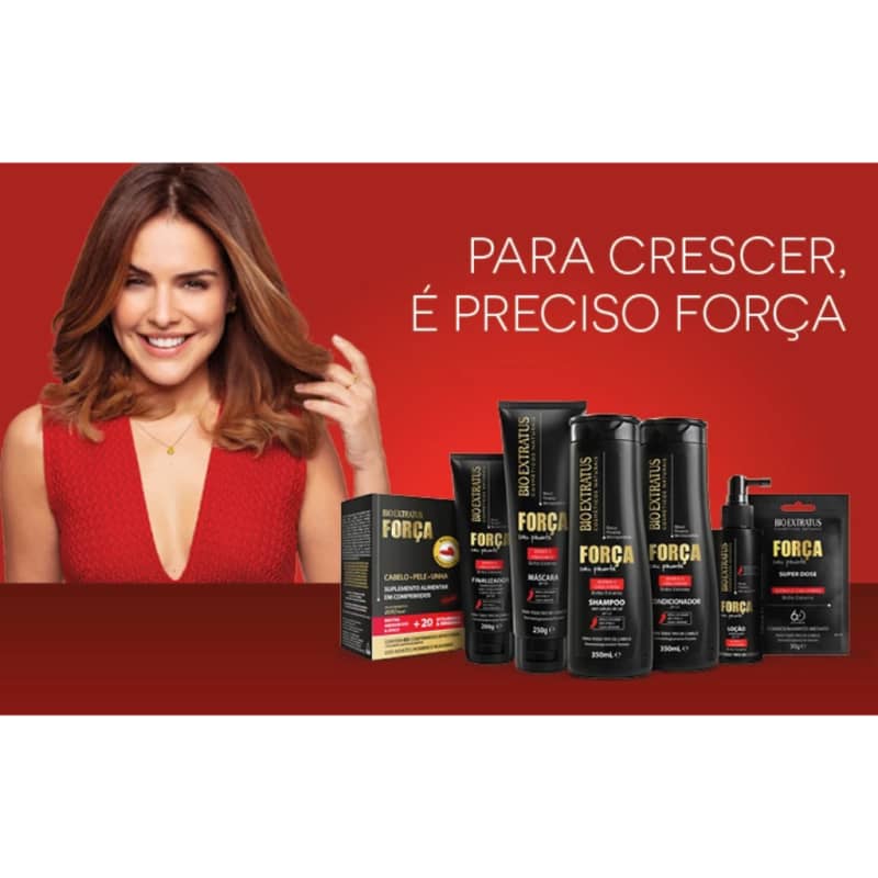 Kit Suplemento Crescimento Força Com Pimenta Bio - Bio Extratus