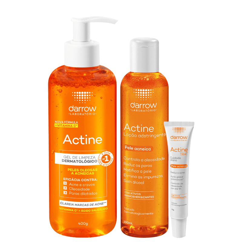 Kit Darrow Actine Super Trio | Beleza na Web