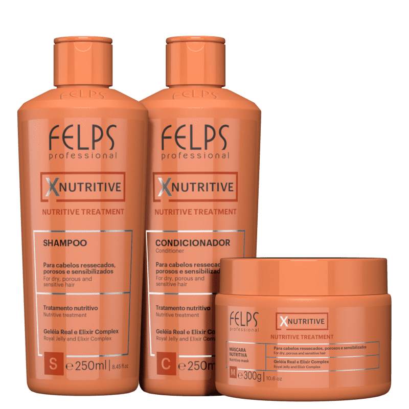 Kit Felps Professional XNutritive Trio | Beleza Na Web PRO Pro
