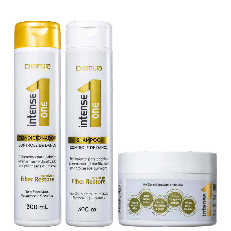 Kit C.Kamura Intense One Controle de Danos | Beleza Na Web PRO Pro