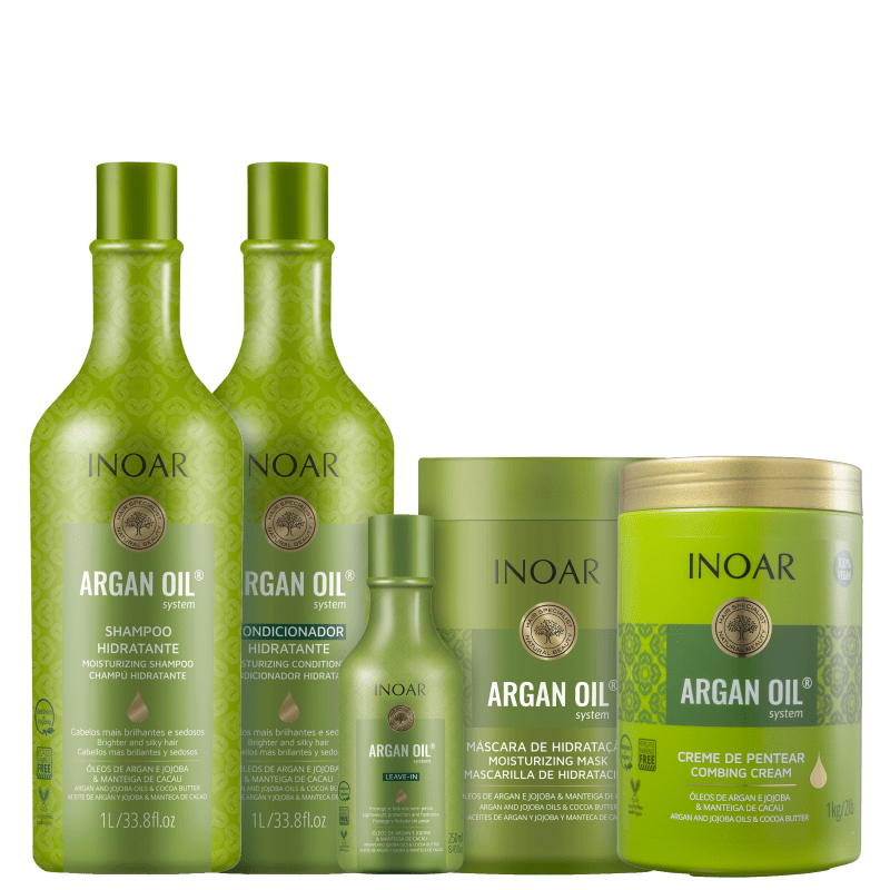Kit Inoar Argan Oil System Super | Beleza Na Web PRO Pro