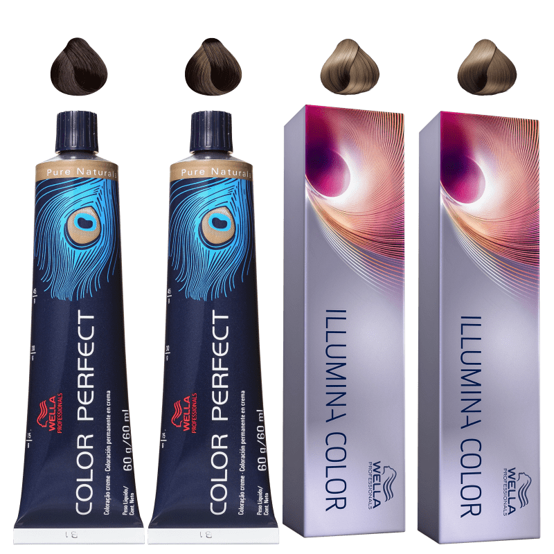 Kit Wella Color Perfect + Illumina Color | Beleza Na Web PRO Pro
