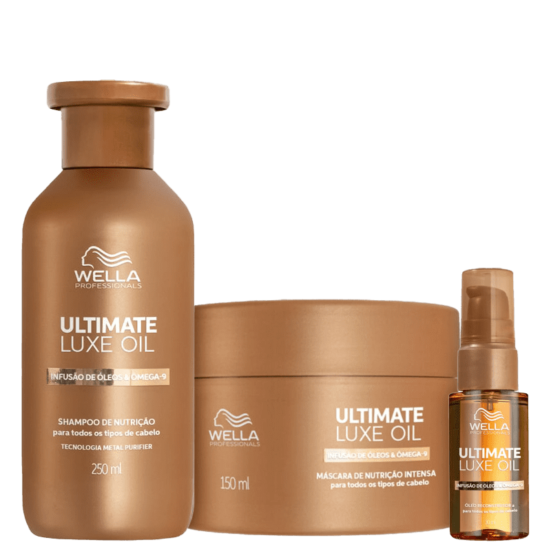 Kit Wella Professionals Ultimate Luxe Oil Trio | Beleza na Web