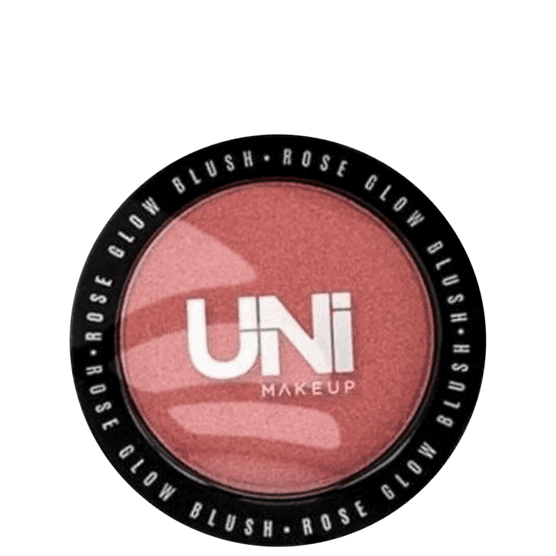 Uni Makeup Rose Glow Blush Maquiagem C01 - 6g