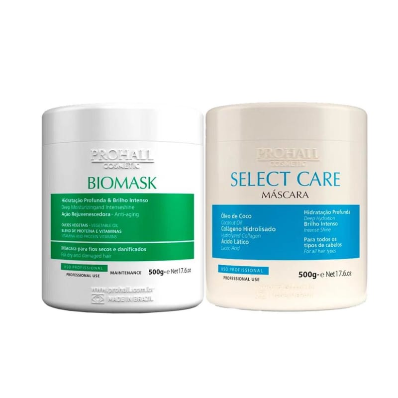 Kit Prohall Cosmetic Biomask Select Care | Beleza Na Web