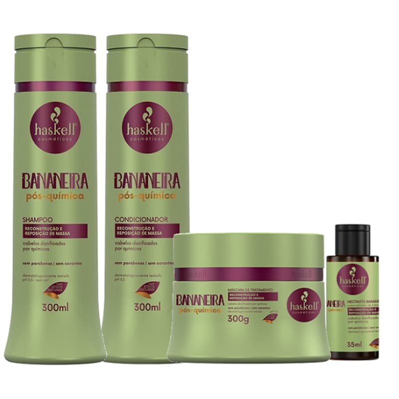 Kit Haskell Bananeira Pós-Química | Beleza na Web