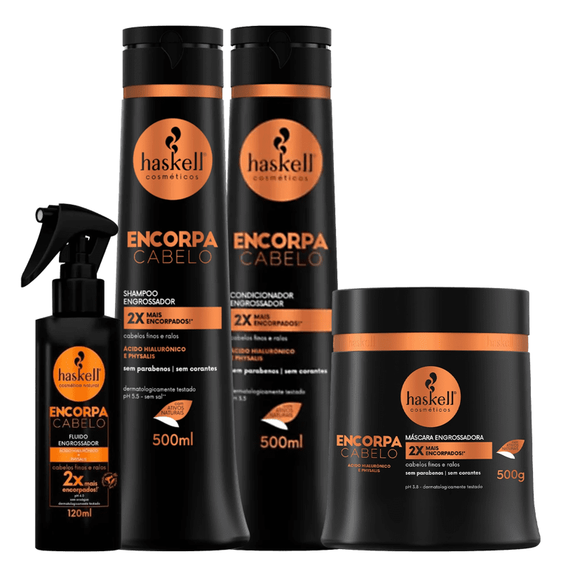 Kit Haskell Encorpa Cabelo Essencial | Beleza na Web