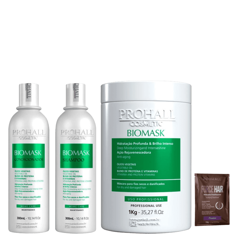 Kit Prohall Cosmetic Biomask | Beleza na Web