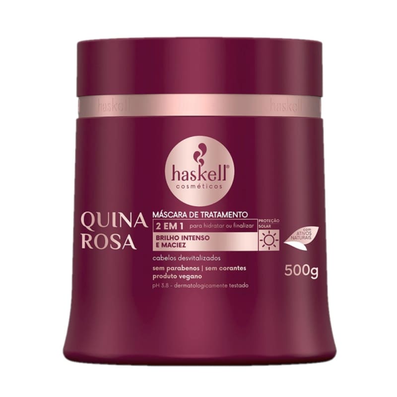 Kit Haskell Quina Rosa Brilho Intenso | Beleza na Web