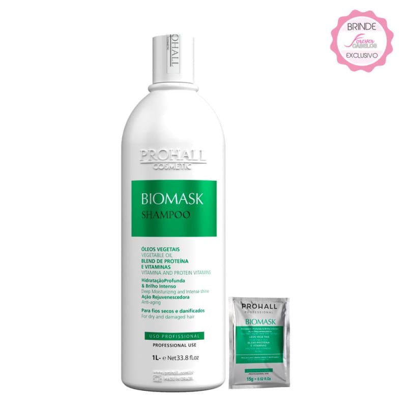 Shampoo Super Hidratante Biomask Profissional Prohall