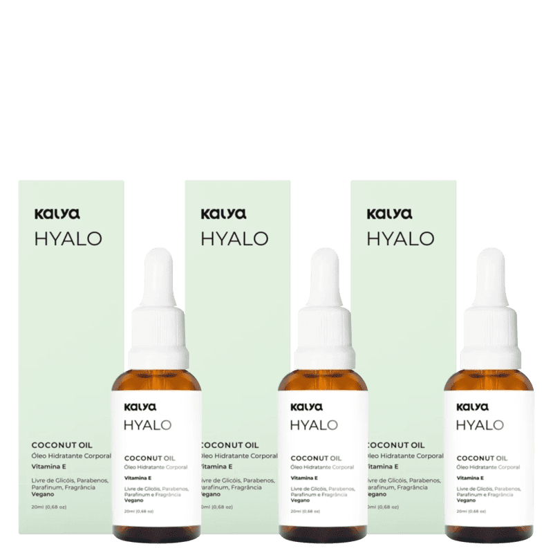 Kit Kalya Lubs Hyalo Coconut Oil Tri | Beleza na Web