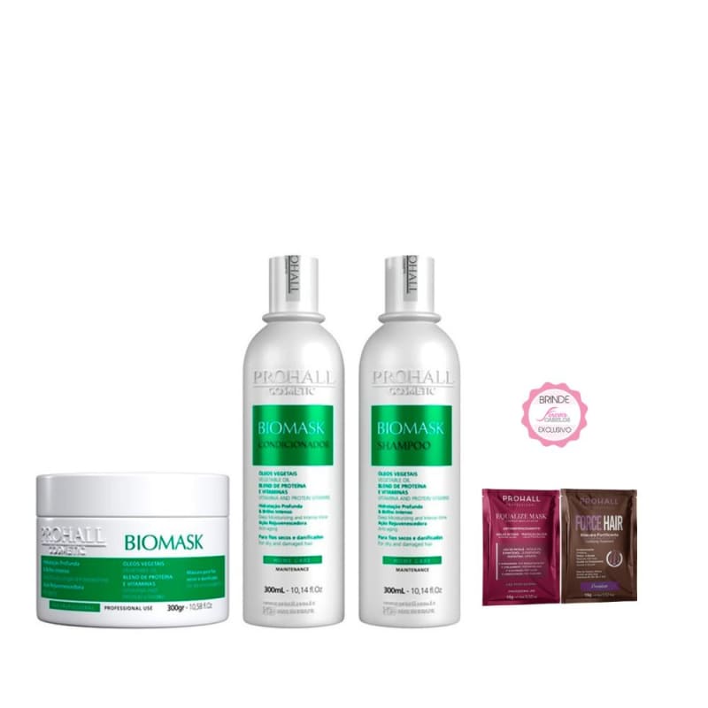 Kit Ultra Hidratante Biomask Home Care Prohall