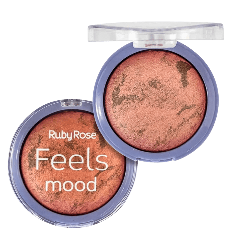 Blush Compacto Ruby Rose Feels Mood Baked | Beleza na Web