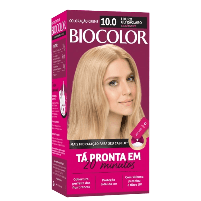 Tintura Biocolor Mini Kit 10.0 Super Louro Exuberante