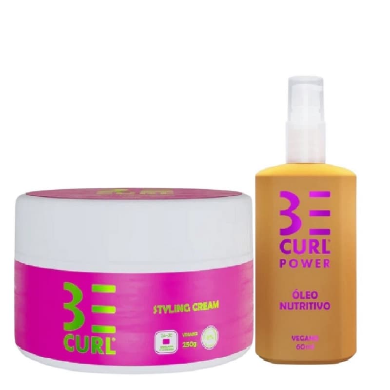 Kit Be Curl Styling Cream Power Nutritivo (2 Produtos)