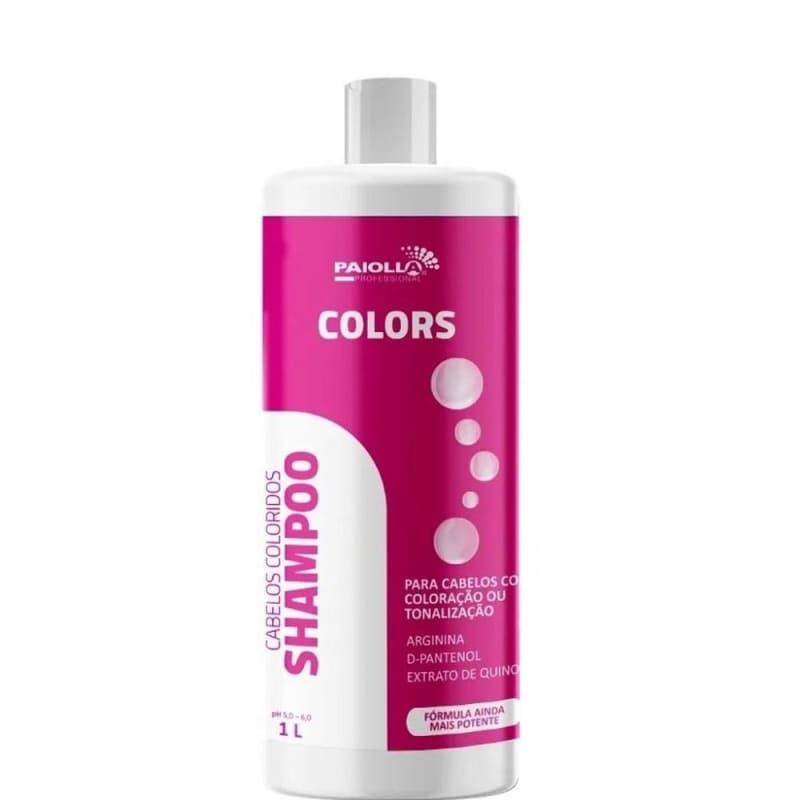 Paiolla Shampoo de Tratamento para Cabelos Coloridos 1 Litro
