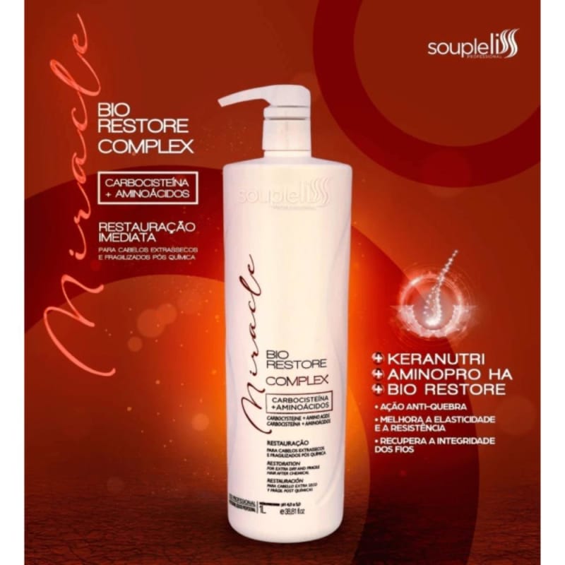 Miracle Bio Restore Complex Restauração Soupleliss 1l