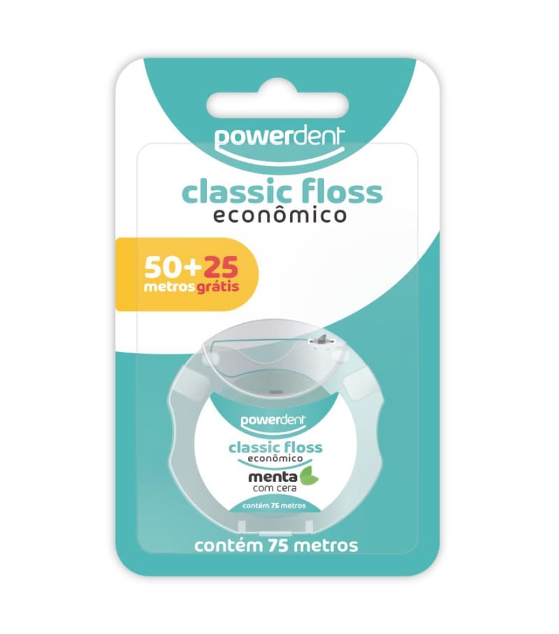 Fio Dental Powerdent Classic Floss Econômico | Beleza na Web