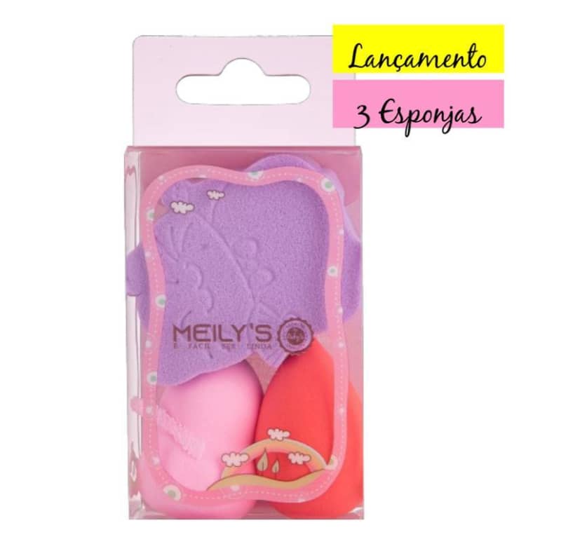 Kit Meily's Mini Esponjas para Maquiagem | Beleza na Web