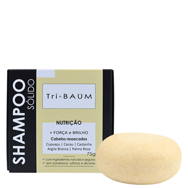 Tri-Baum Nutrição Shampoo Sólido | Beleza na Web