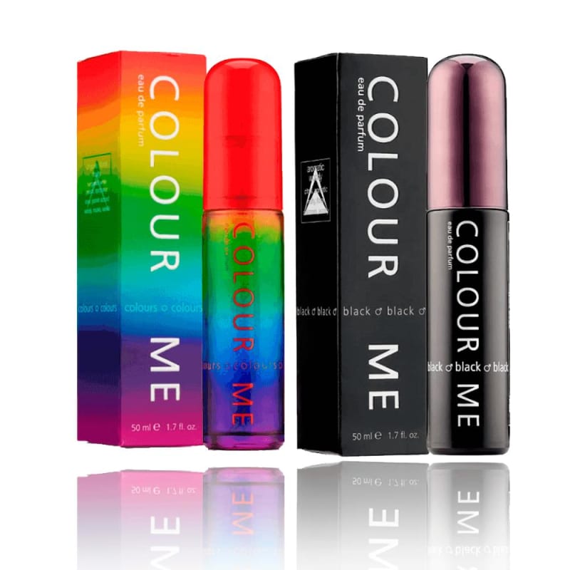 Kit Unissex Colour Me Colours 50ml e Black 50ml Eau de Parfum