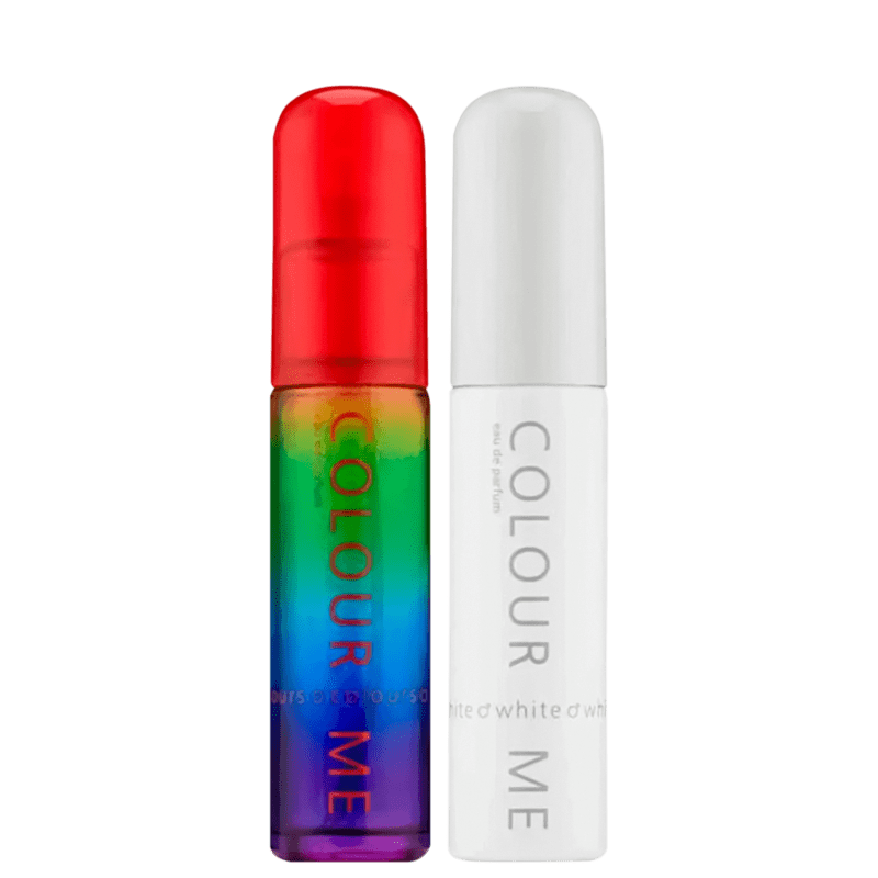 Kit Unissex Colour Me Colours 50ml e White 50ml Eau de Parfum